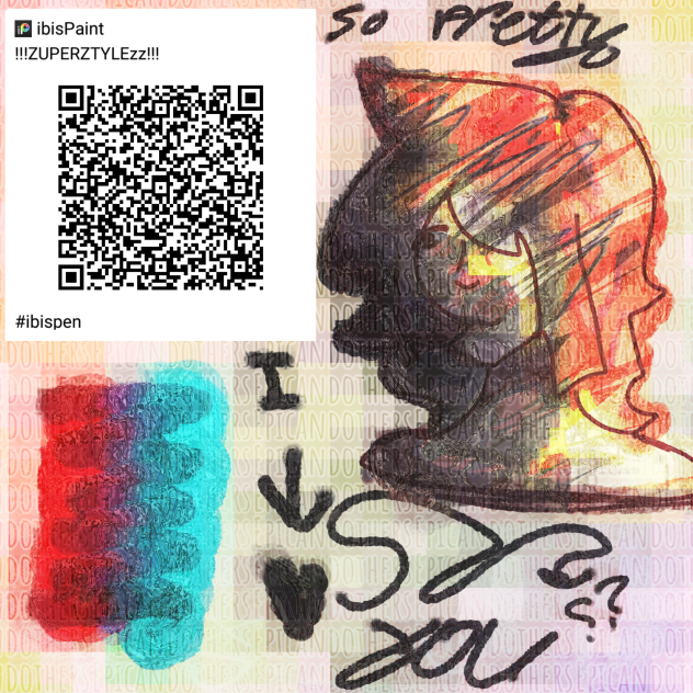 Silly brush QR code lol - ibisPaint