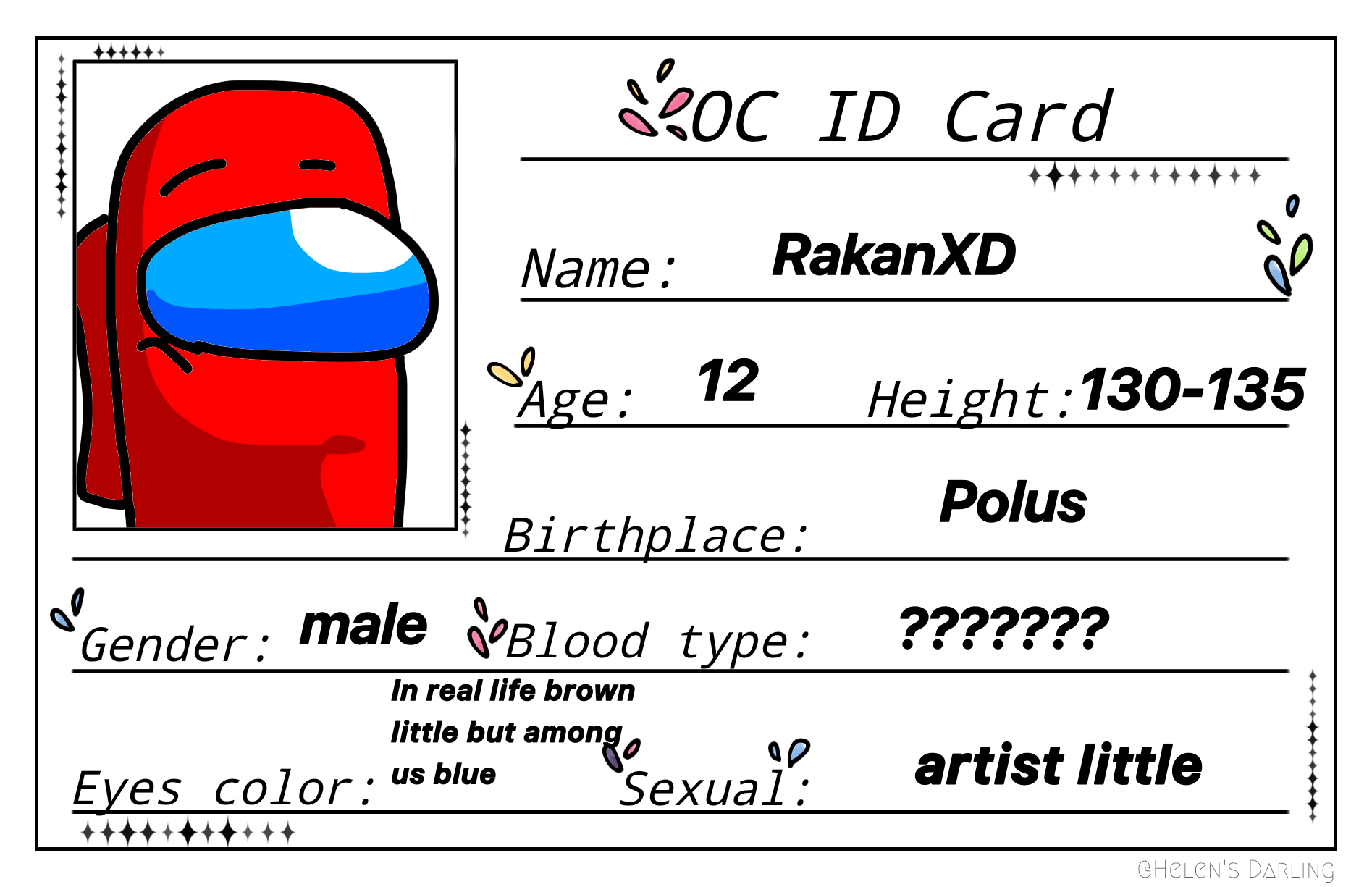 My oc id card - ibisPaint