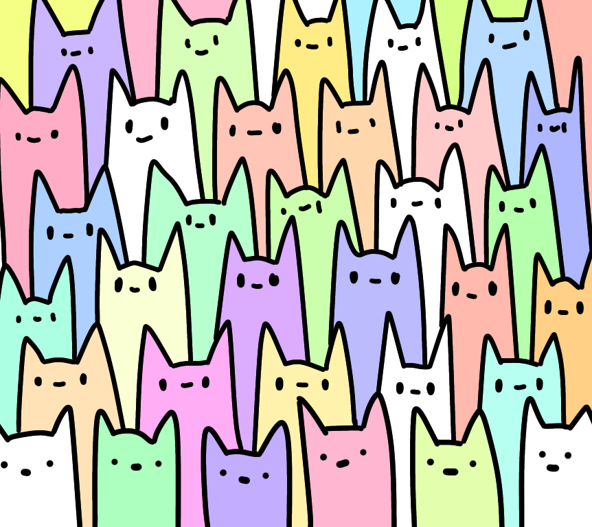 Strange cats - ibisPaint