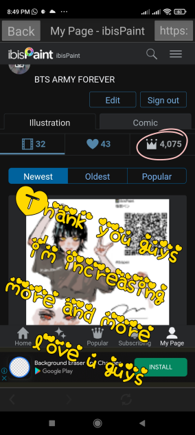 thank you - ibisPaint