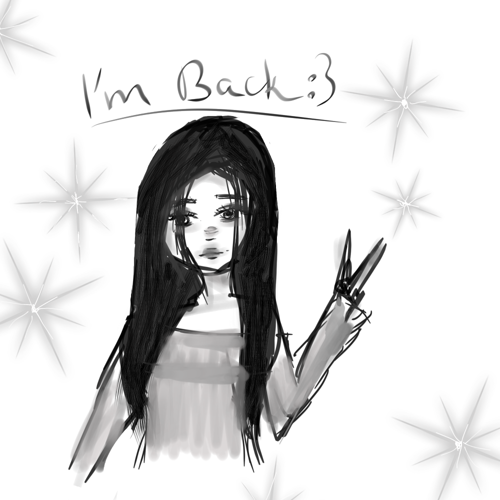 Im backkk and i failed my examss🤎🤍 - ibisPaint