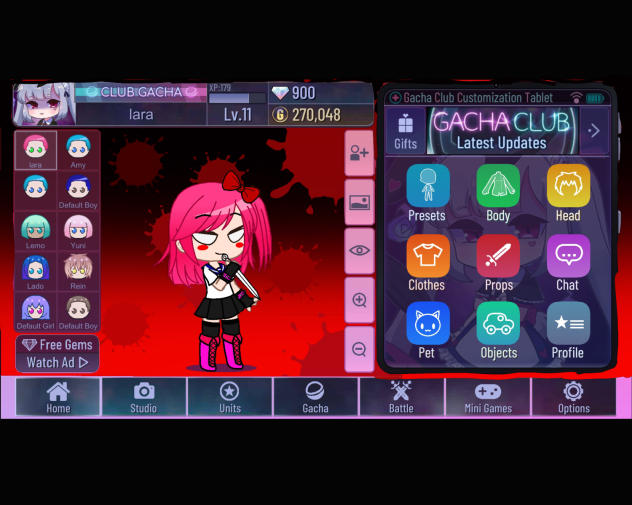 Custom background in gacha club - ibisPaint