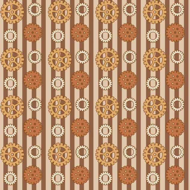 Steampunk pattern 1a - ibisPaint