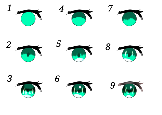 How to draw an sparkling eye - ibisPaint