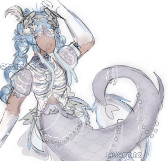 Speedpaint! (Everskies mermaid avi) - ibisPaint