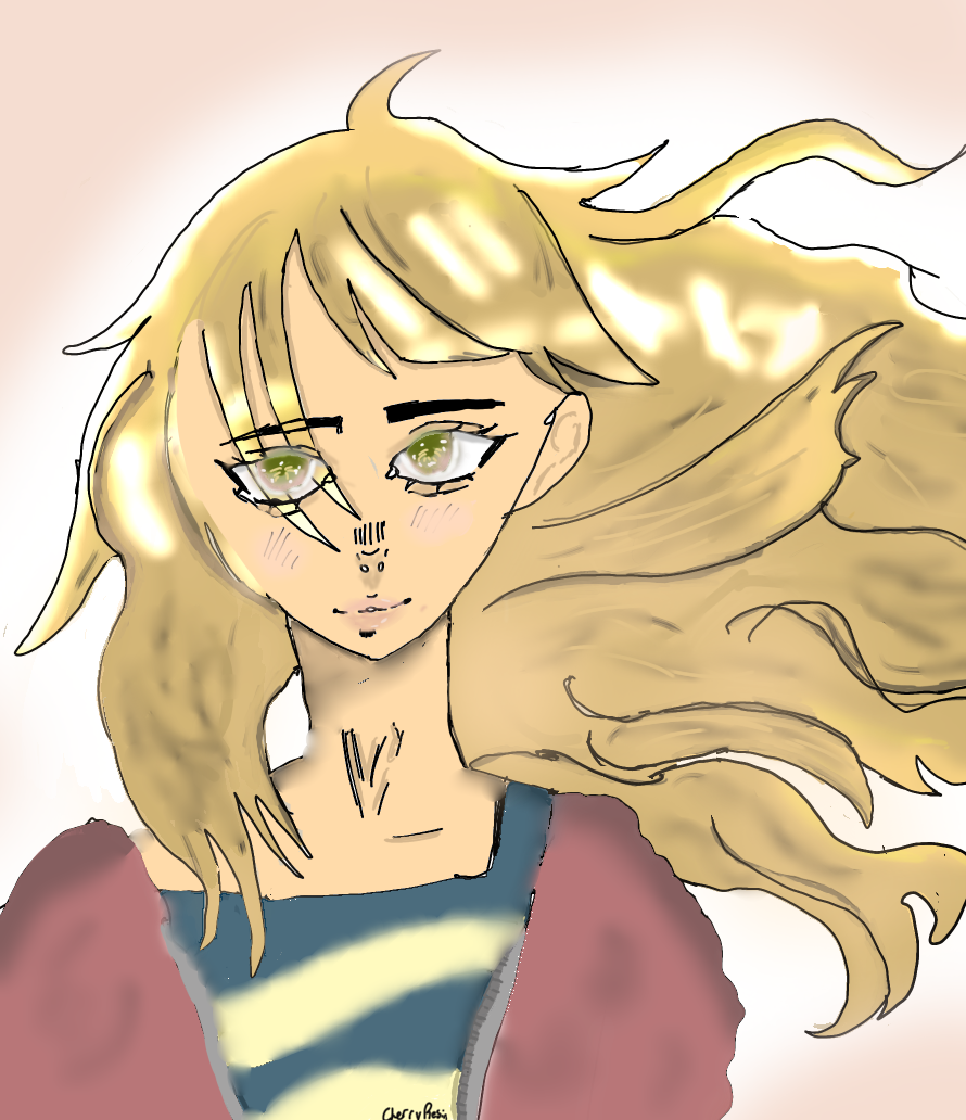 In the wind - ibisPaint