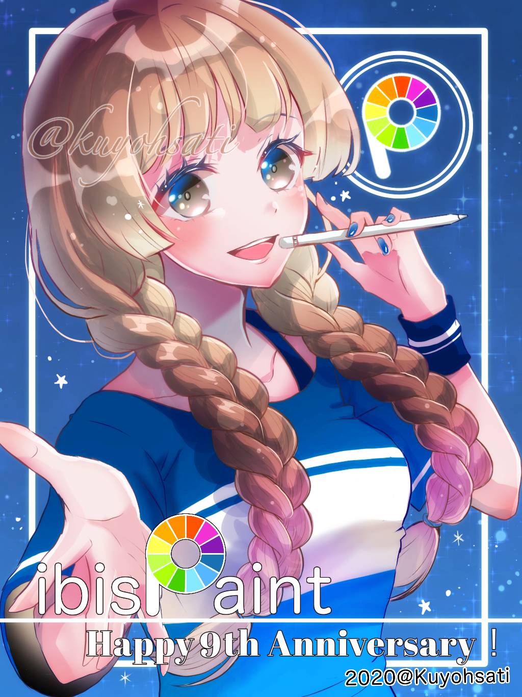 Happy 9th Anniversary♪ - ibisPaint