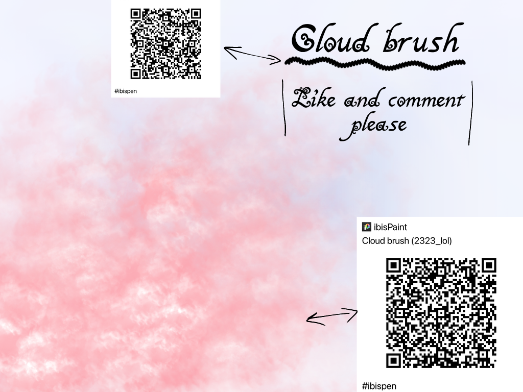 Cloud brush - ibisPaint