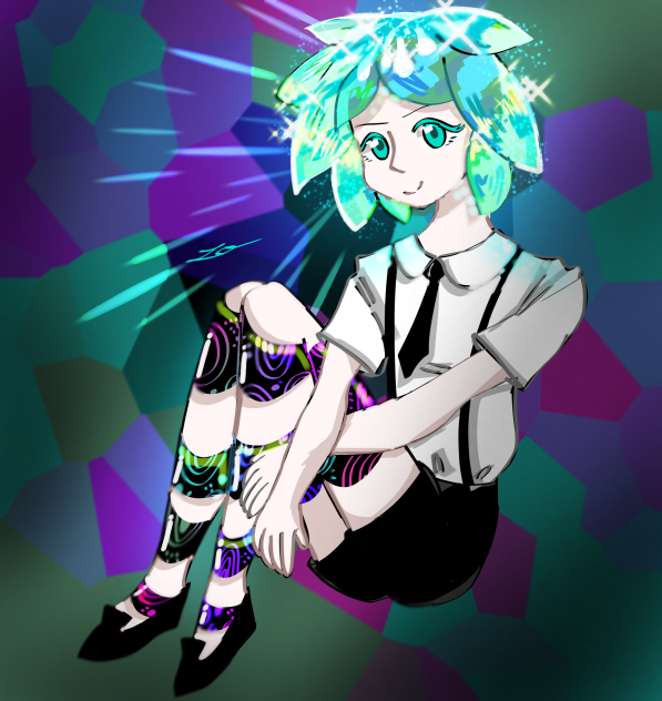 Stripe phospholite 💚💙 - ibisPaint