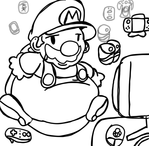 Mario Becomes Discord Mod - ibisPaint