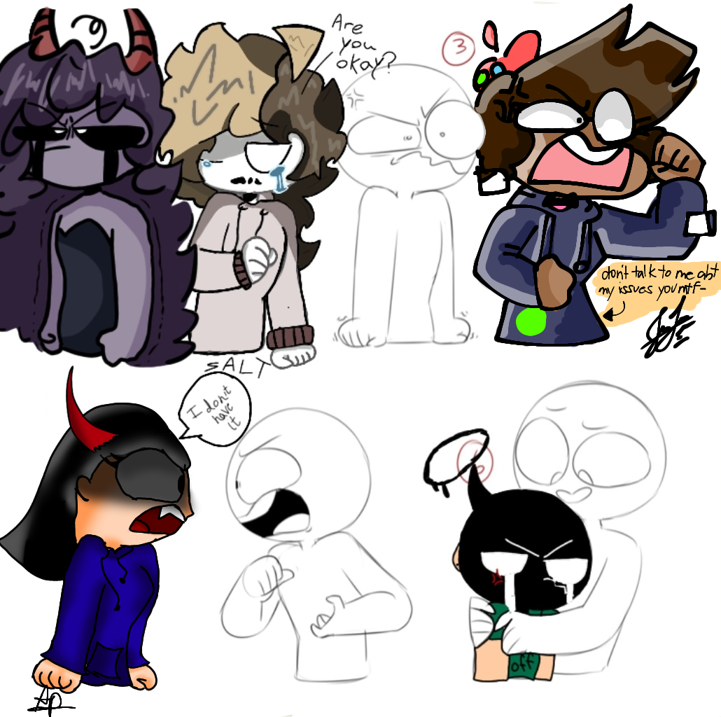 Angry Emotions Collab - ibisPaint