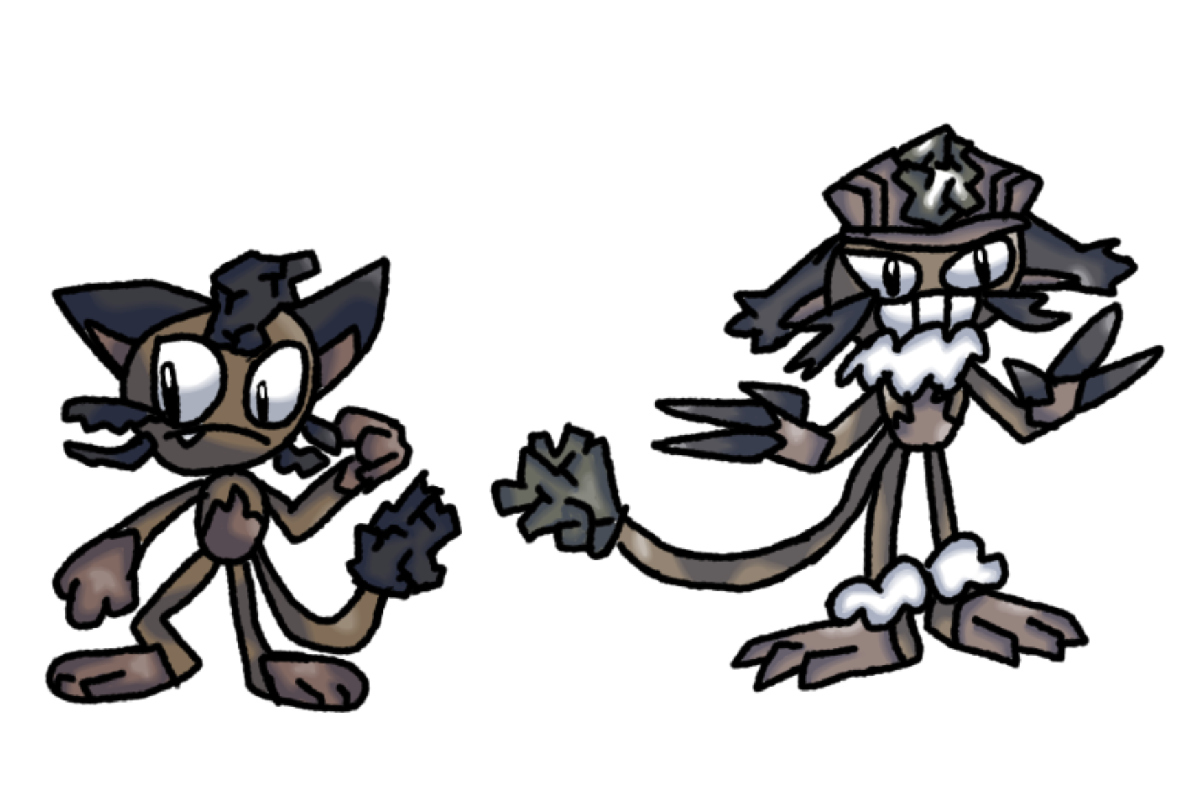 Rock type Meowth - ibisPaint