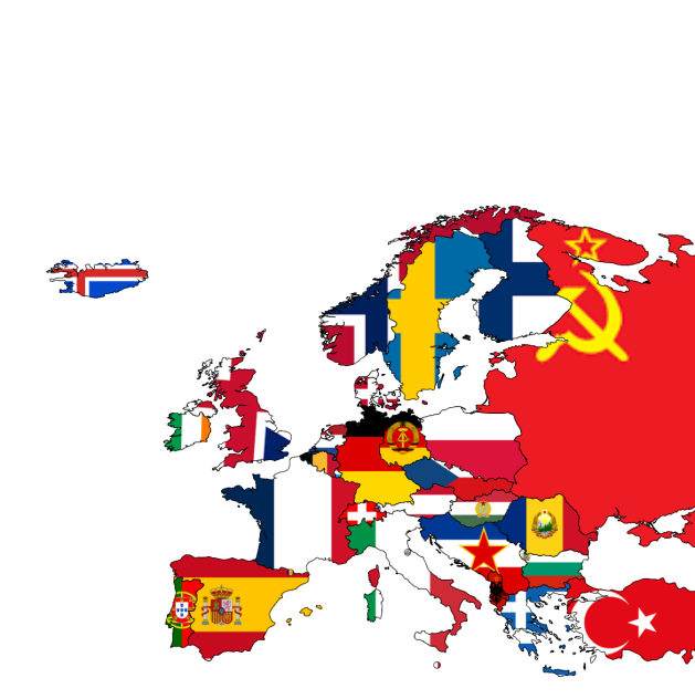 Europe in 1960 By Oklahoma.mapping - ibisPaint