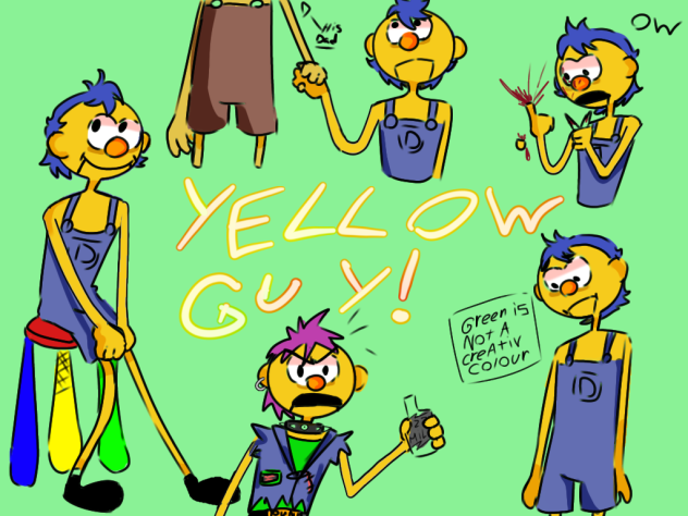 Yellow guy from dhmis ^^ - ibisPaint