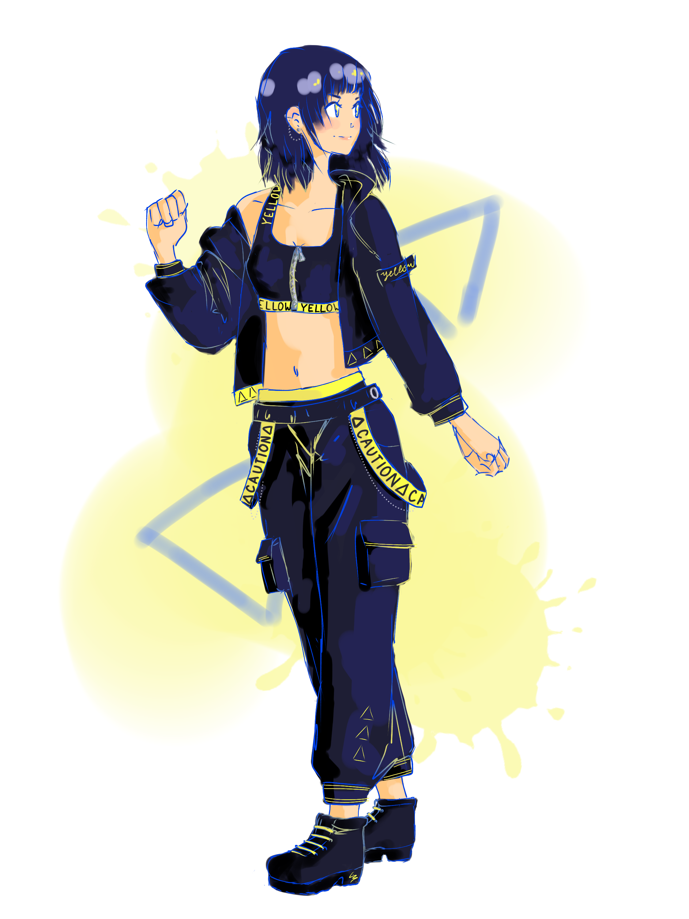 Yellow & Blue - ibisPaint