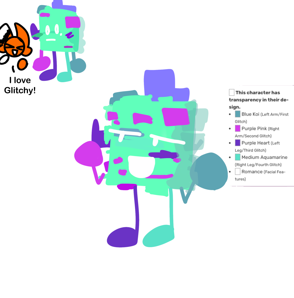 Glitchy!!! My pookie wookie bear! - ibisPaint