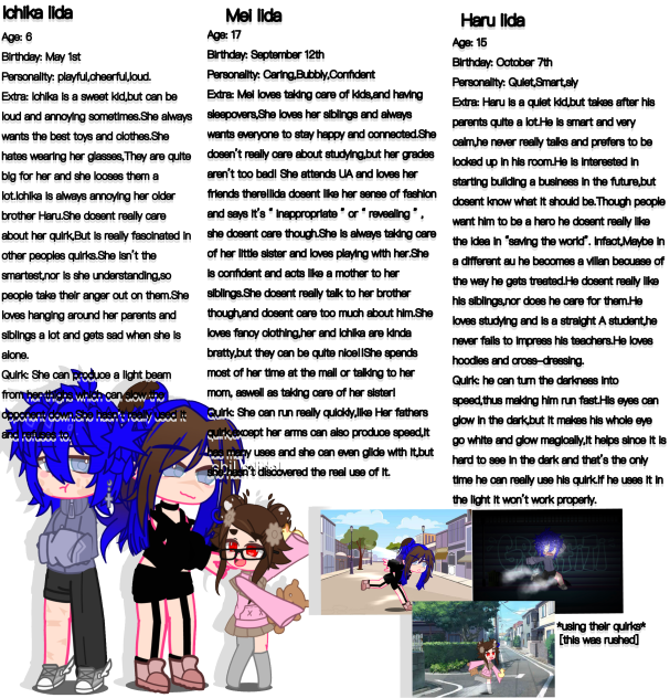 Ichika,Mei and Haru. - ibisPaint