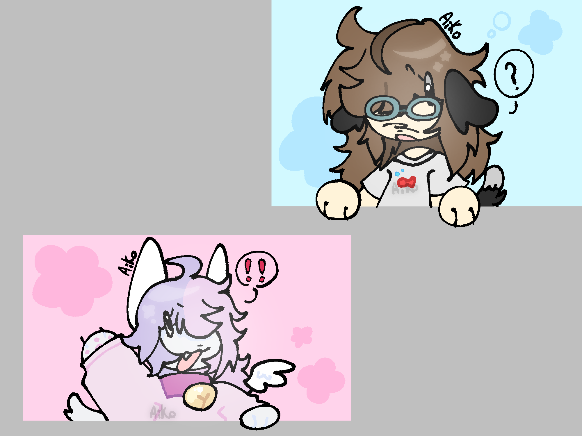 Me n Daku! (irl friend) - ibisPaint