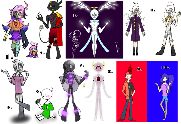 SOME of my characters - ibisPaint