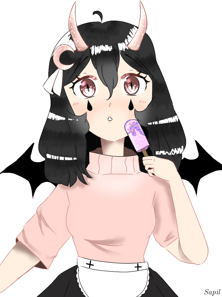 bubble gum ice cream - ibisPaint