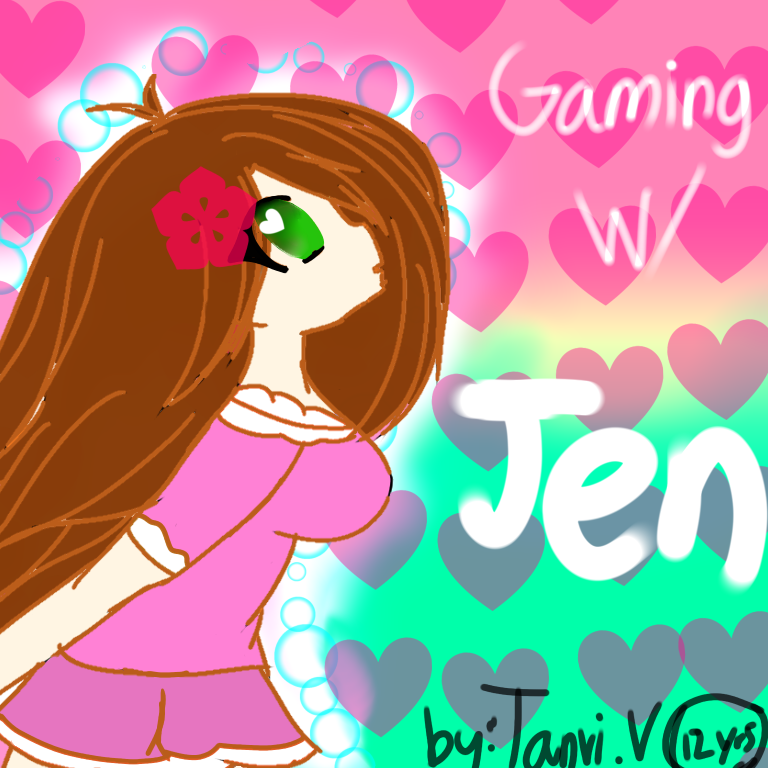 GamingWithJen Fanart by 12 yr old aka me - ibisPaint