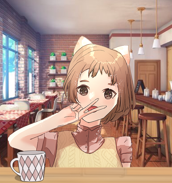 One cup of latte pls! - ibisPaint