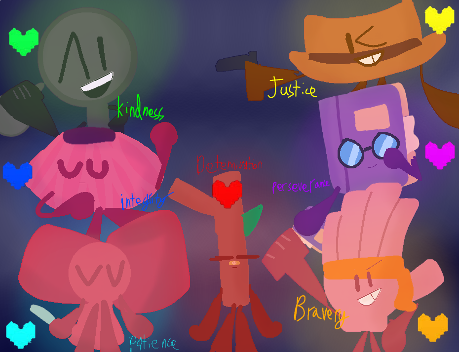 the seven object souls - ibisPaint