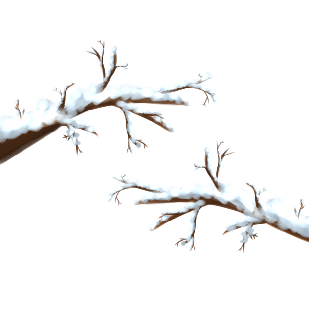Branches In Snow - ibisPaint