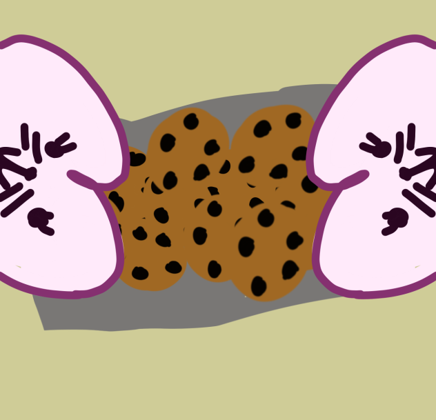 Cookies in an oven - ibisPaint