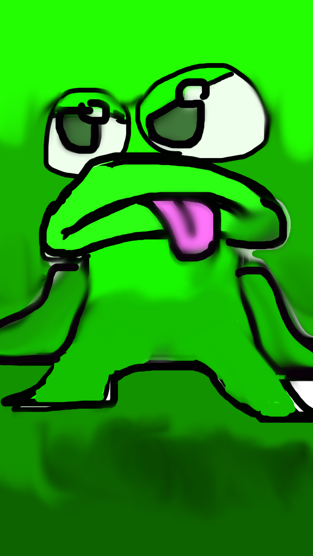 random frog speedpaint - ibisPaint