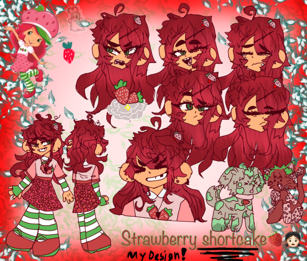 Strawberry shortcake!! - ibisPaint