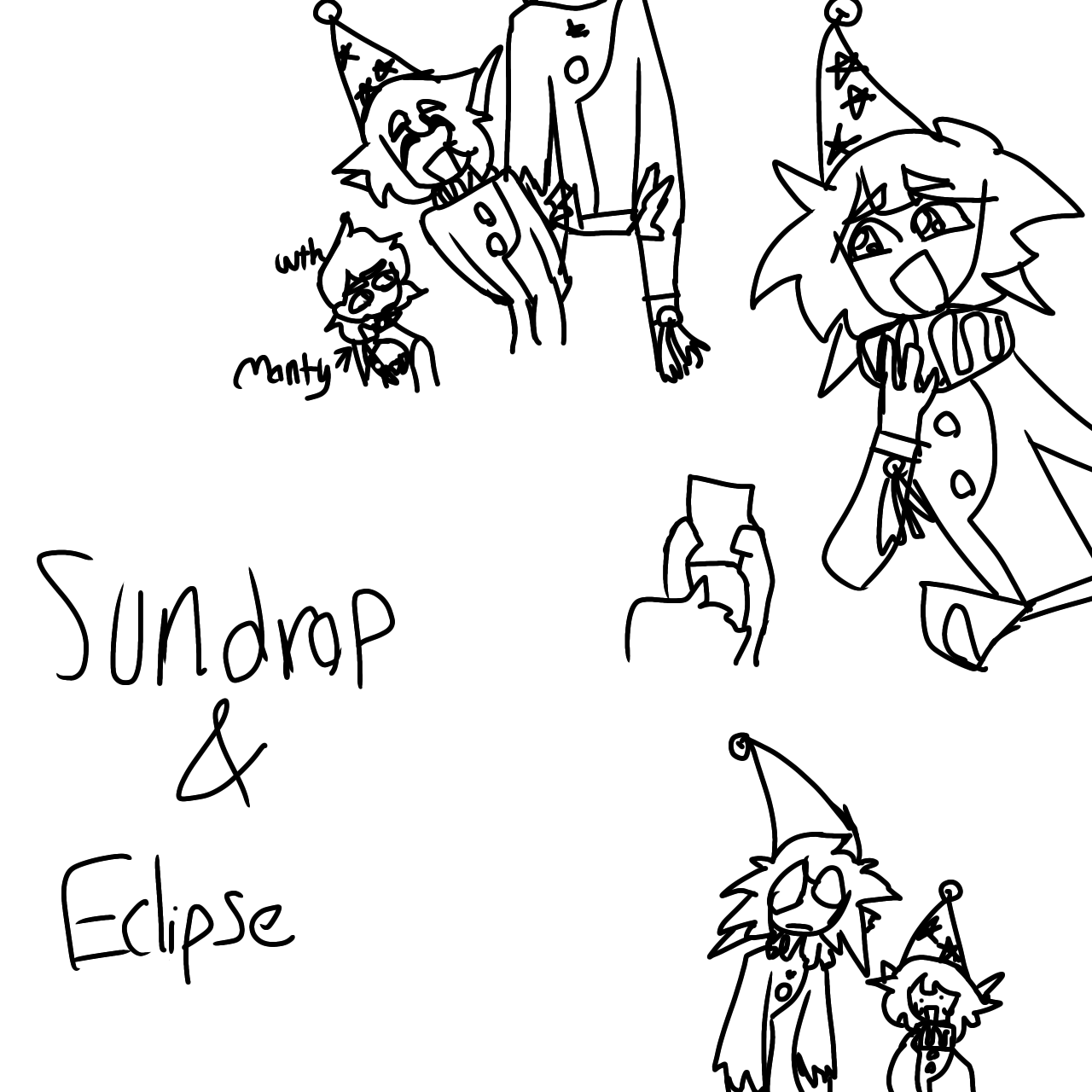 Sundrop and eclipse - ibisPaint