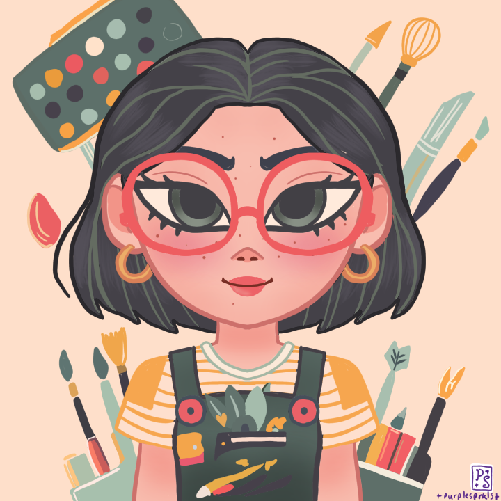 Cute Artsy Girl - ibisPaint