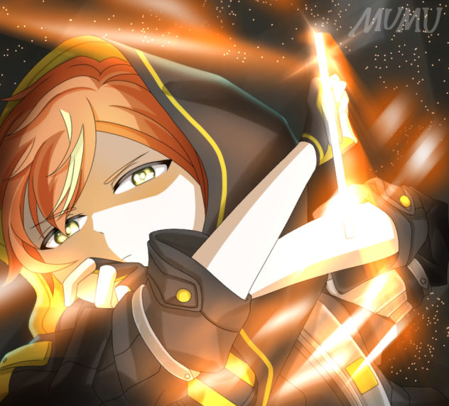 Orange Cyber- - ibisPaint