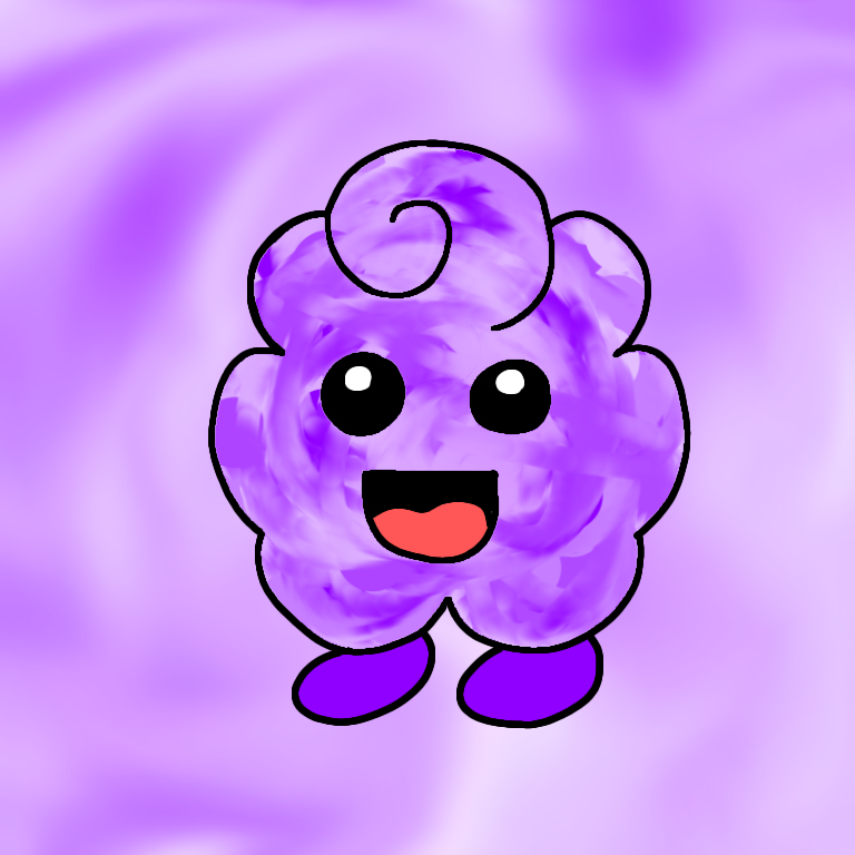 Violet puff - ibisPaint