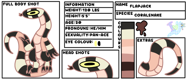 Updated Flapjack ref sheet - ibisPaint