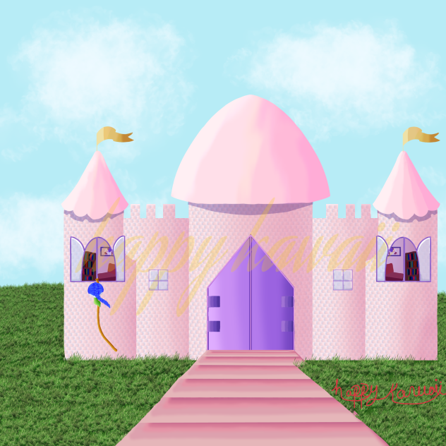 inktober day 14, castillo, castle - ibisPaint