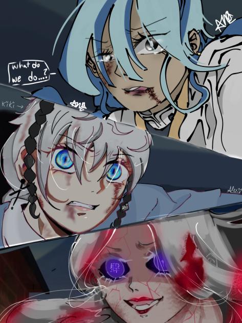 2 slayers, 1 demon(collab) - ibisPaint