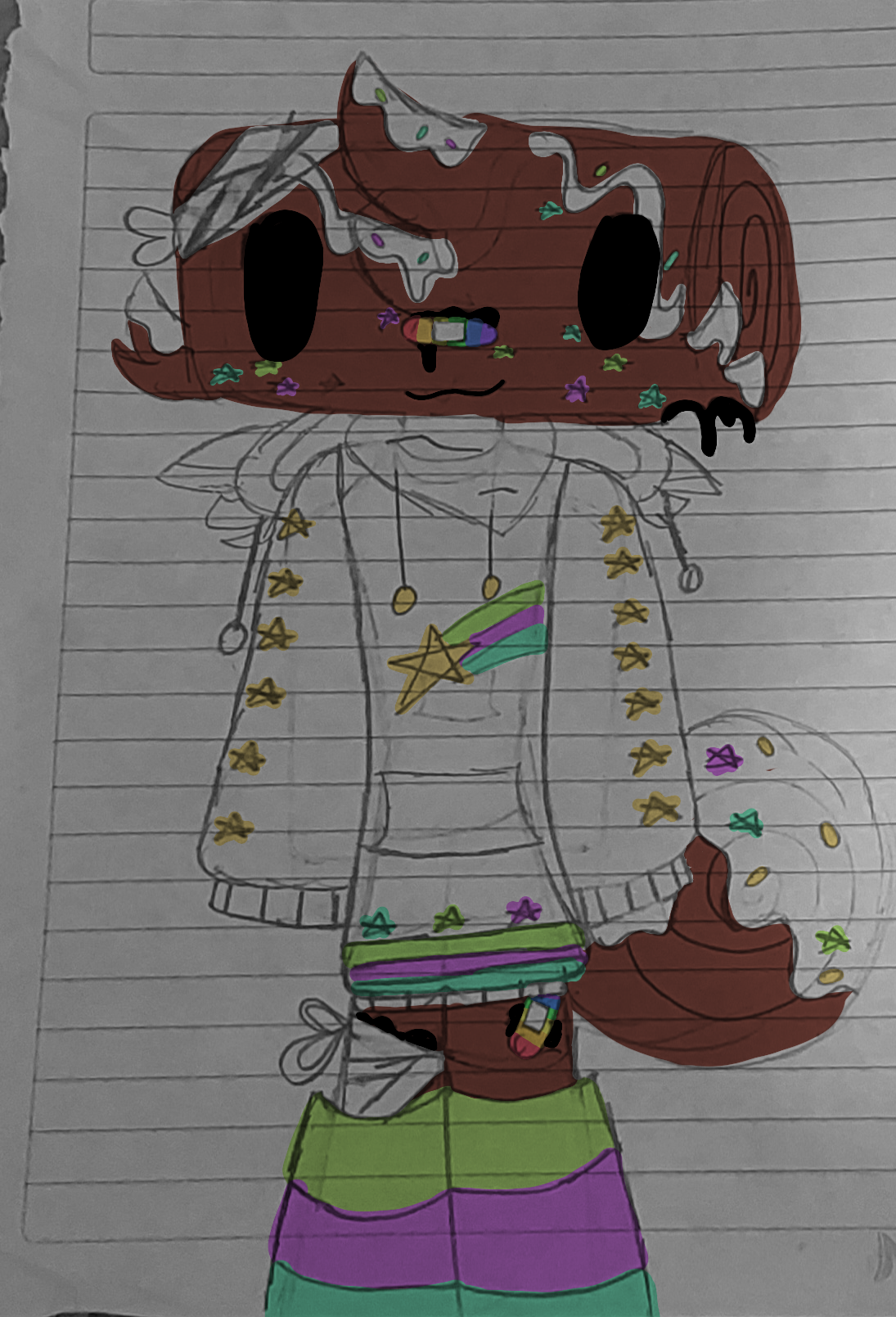 cosmo drawing I made at school colored - ibisPaint