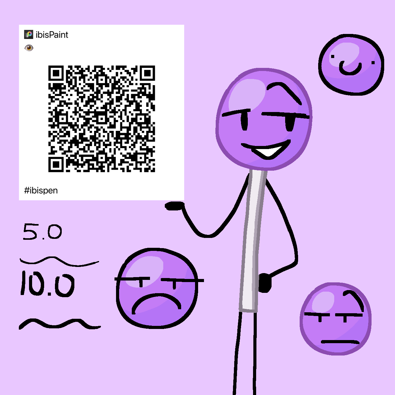 QR code pencil - ibisPaint