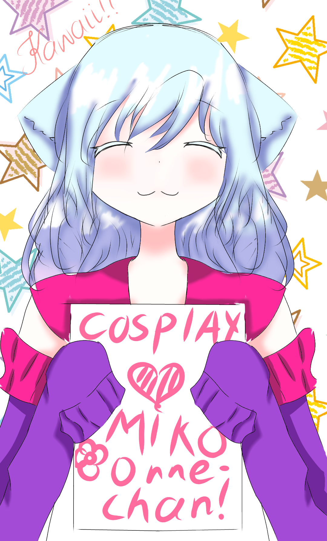 event của miko the cat channel - ibisPaint