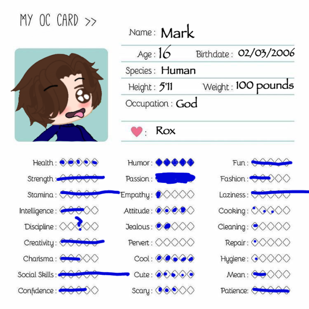 my OC card - ibisPaint
