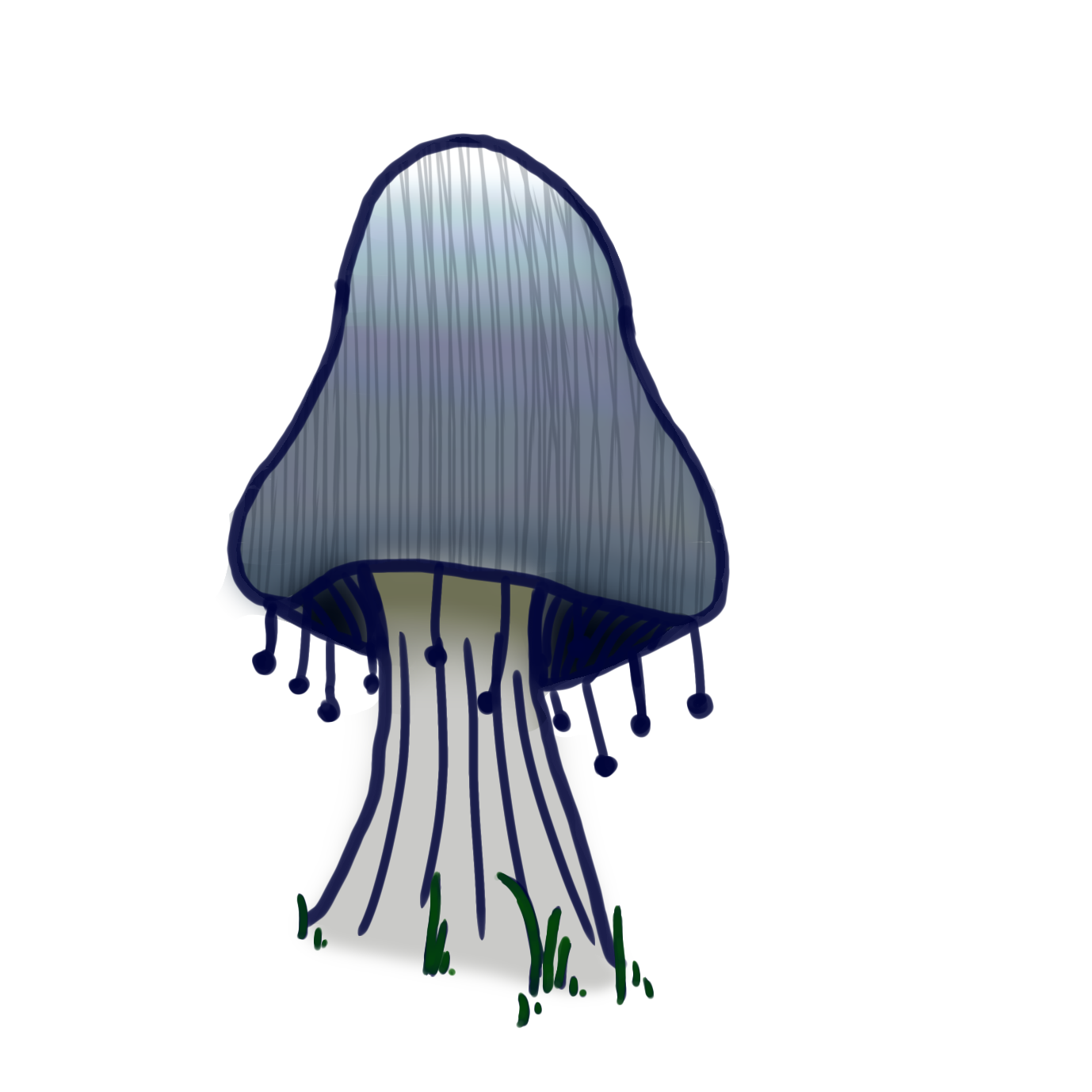 Inky cap mushroom - ibisPaint