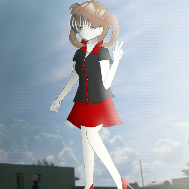 red & blak - ibisPaint