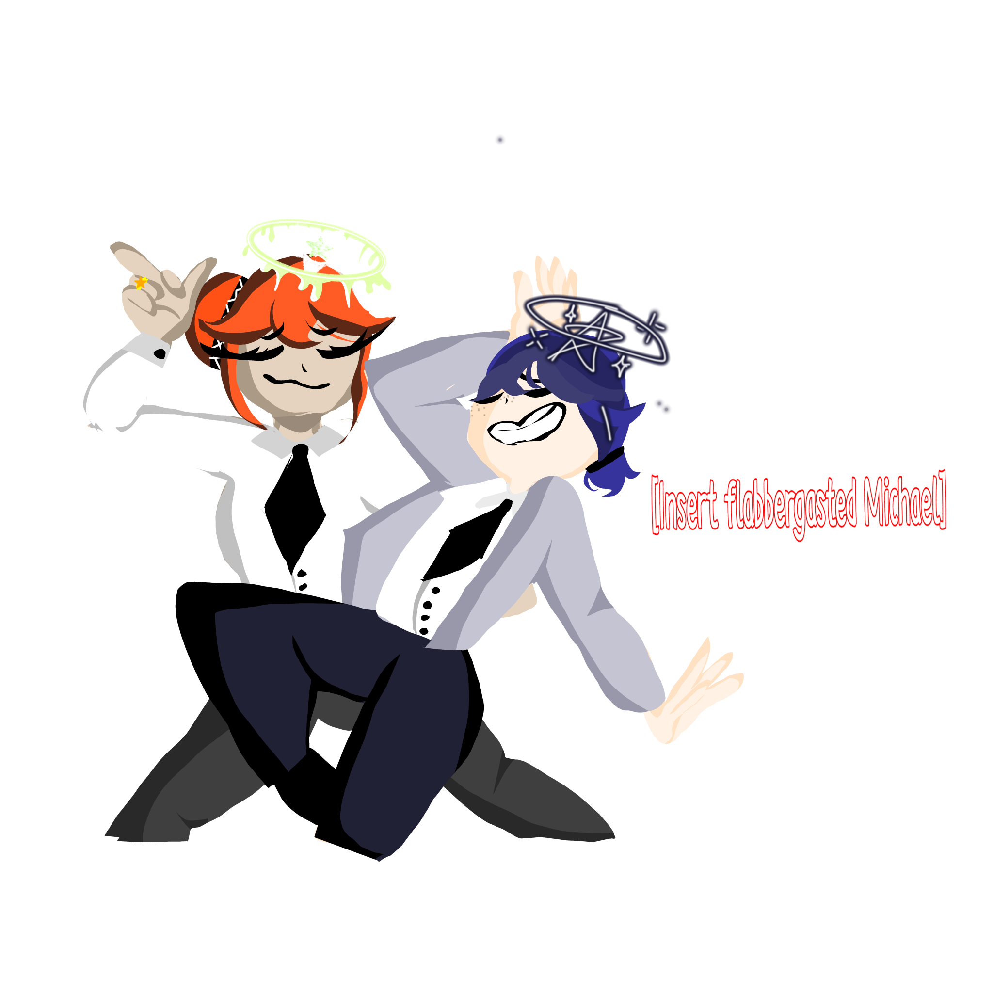 just 2 besties being silly - ibisPaint