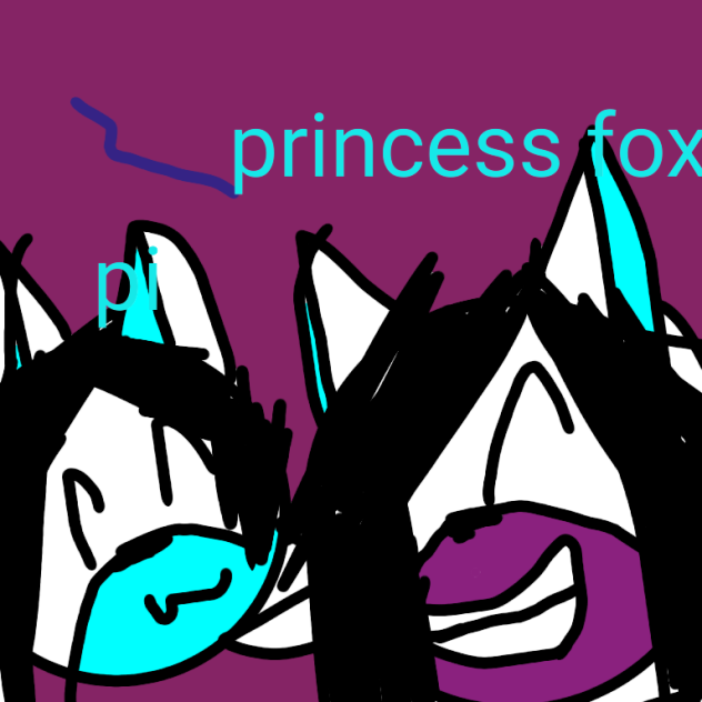 pi and princess fox - ibisPaint