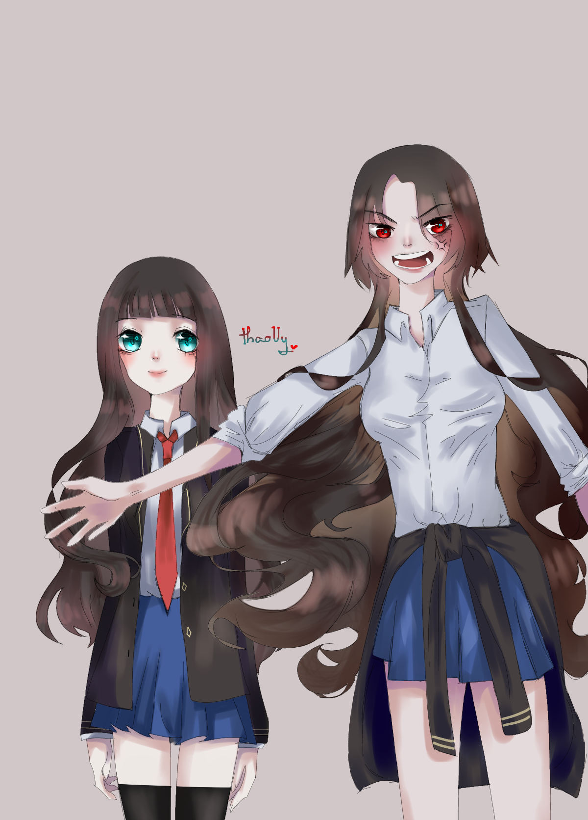 don't touch my lover!! - ibisPaint