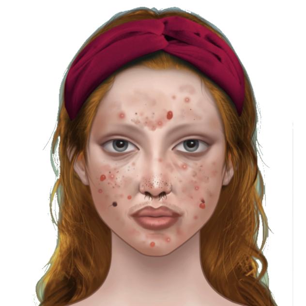 dirty girl face transformation make up - ibisPaint
