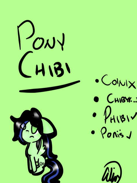 pony chibi's - ibisPaint