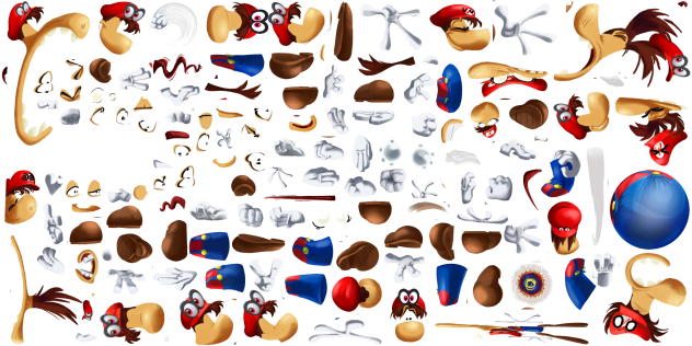 Rayman Odyssey Sprites - ibisPaint